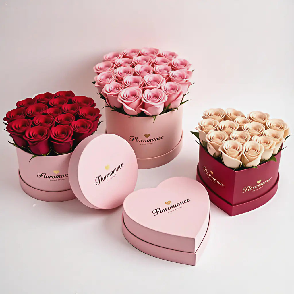 The Language of Roses - Poetic Meanings Behind Rose Box Shape & Colors ...